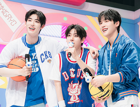 [현장포토] 인기가요 농구클럽 3MC : 현장포토 : SBS